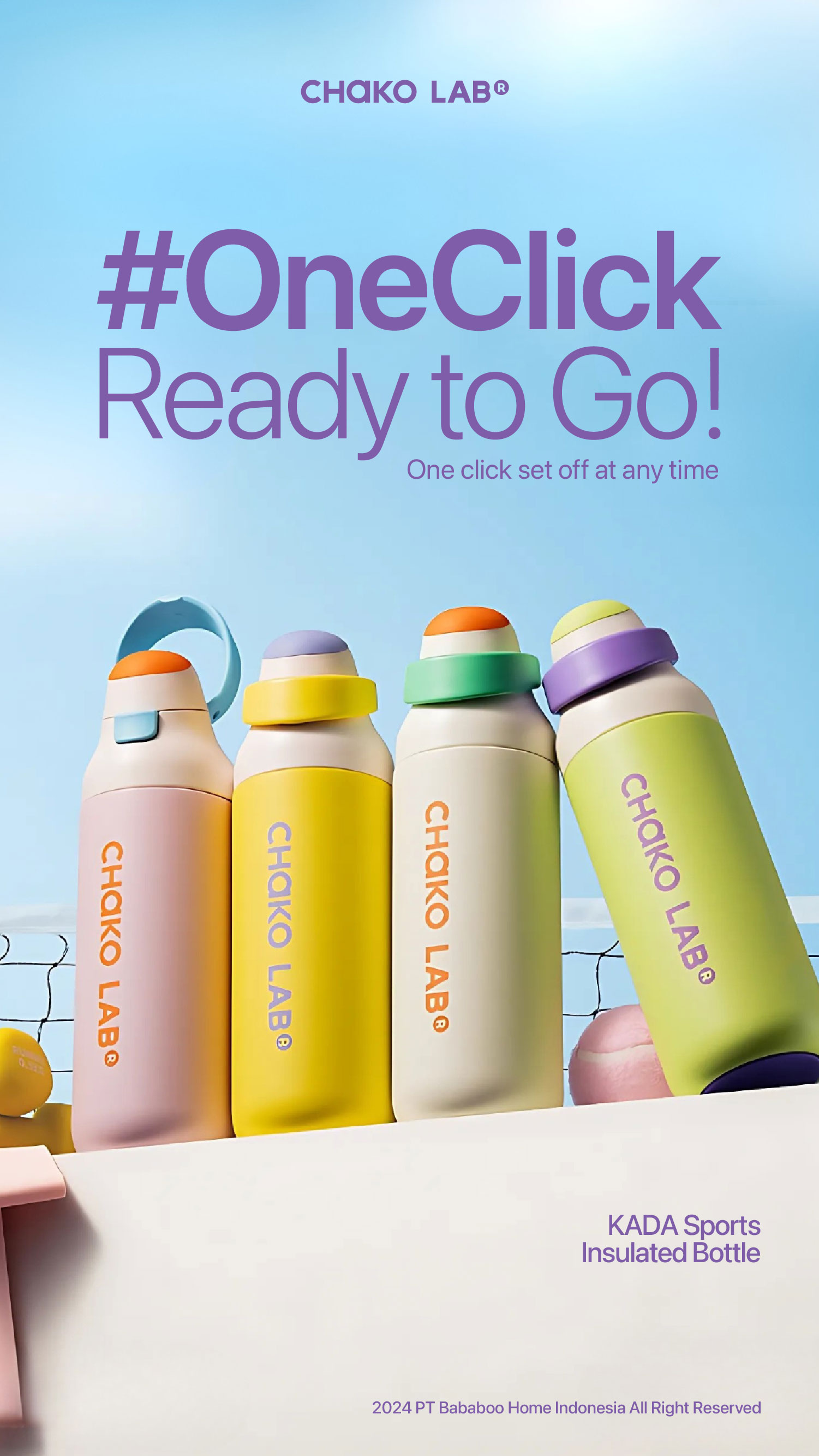 [NEW LAUNCH] CHAKO LAB KaDa DoubleSip Insulated Bottle Hero (700ml ...