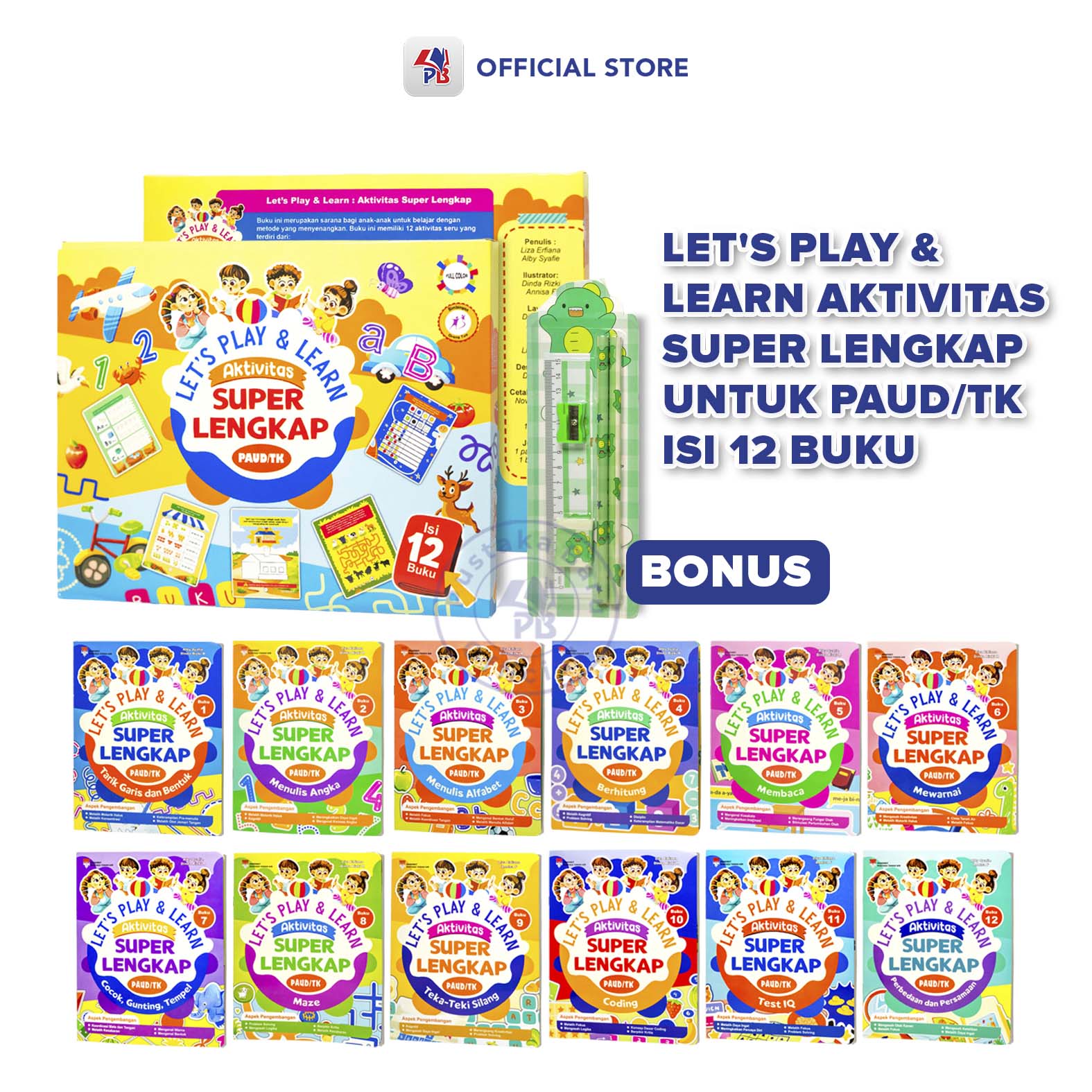 12-Book Package Book Lets Play & Learn Super Complete Activity for ...