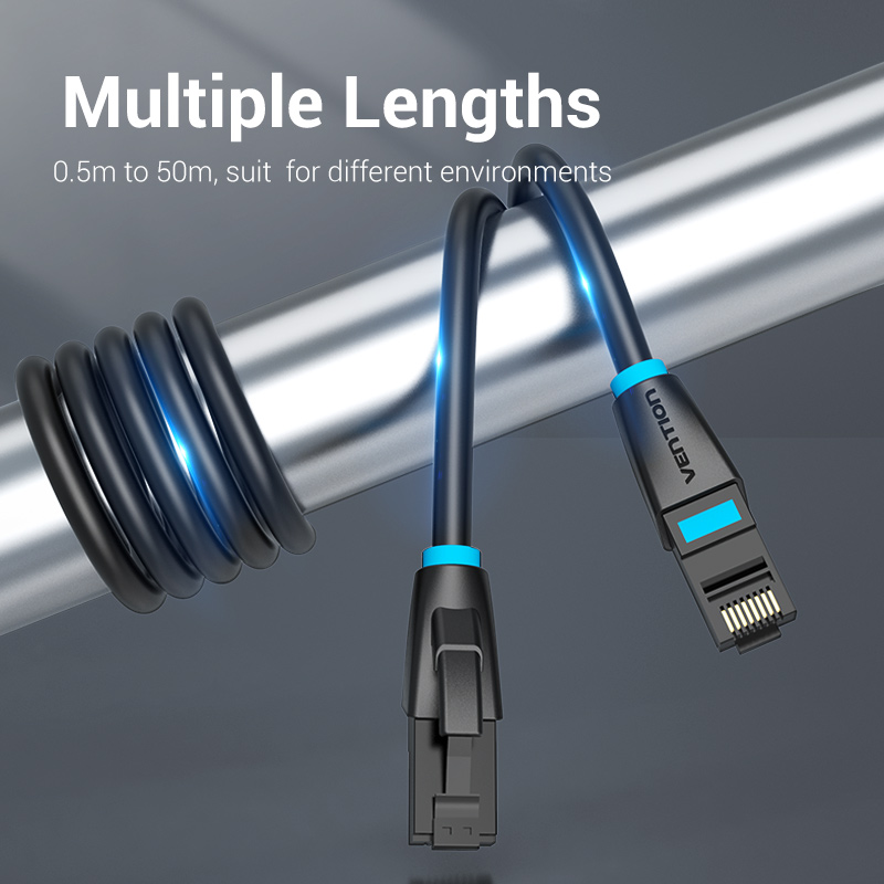 Vention Cat6 Cat.6 UTP Ethernet Patch Cord Cable 1000Mbps 250Mhz 35M 40M 50M - IBK | Shopee ...