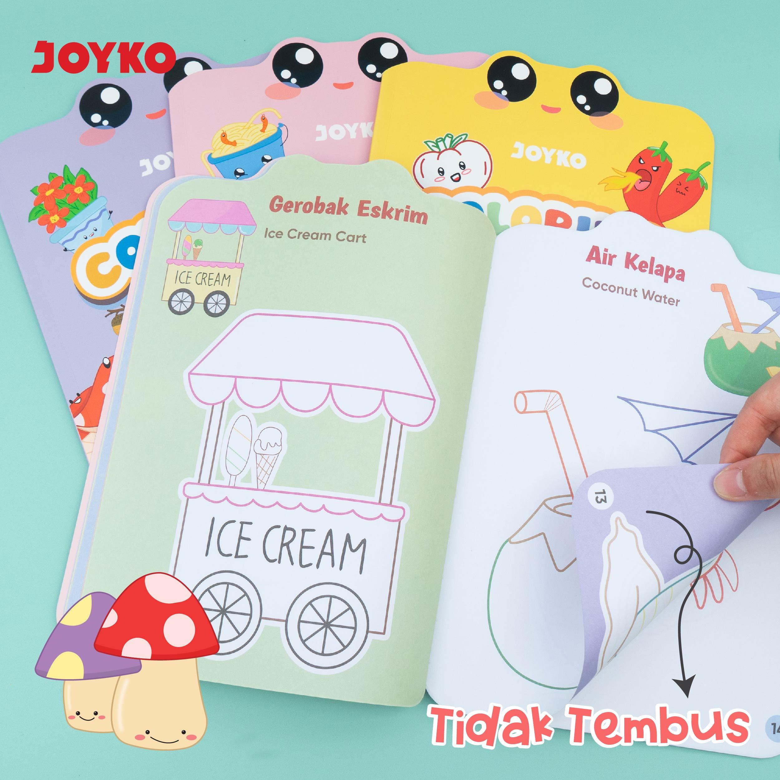 JOYKO Coloring Book 1 Pack CLBK-3504 Contents 12 Pcs | Shopee Philippines