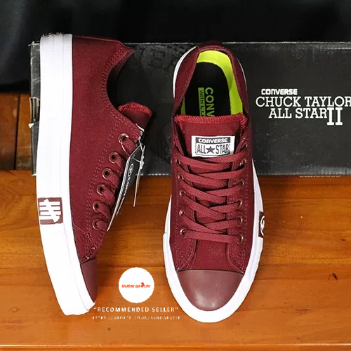 MERAH Converse CT Flash Shoes Red Maroon, Upper Canvas, Cup Insole ...