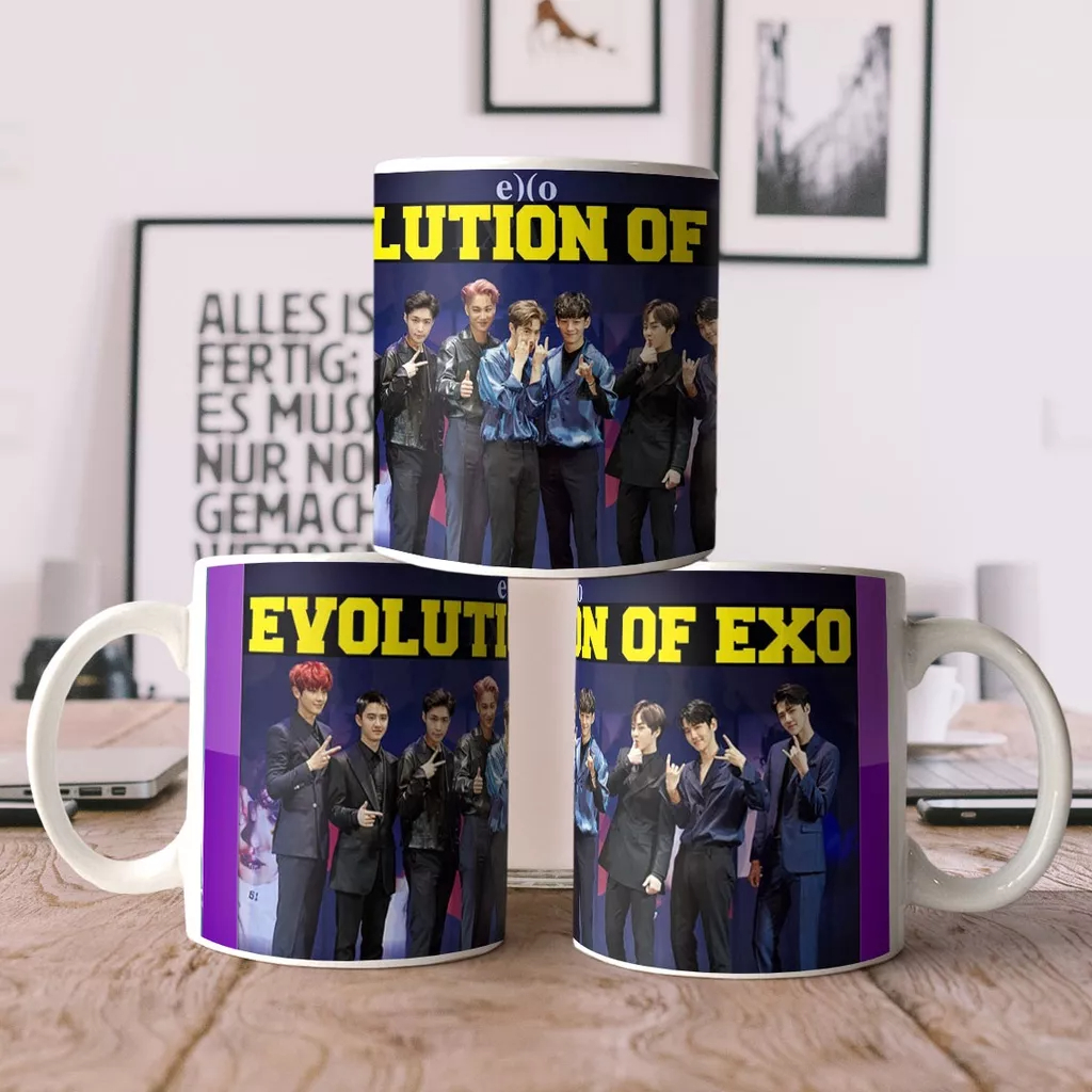 Evolution of EXO Mug | Shopee Philippines
