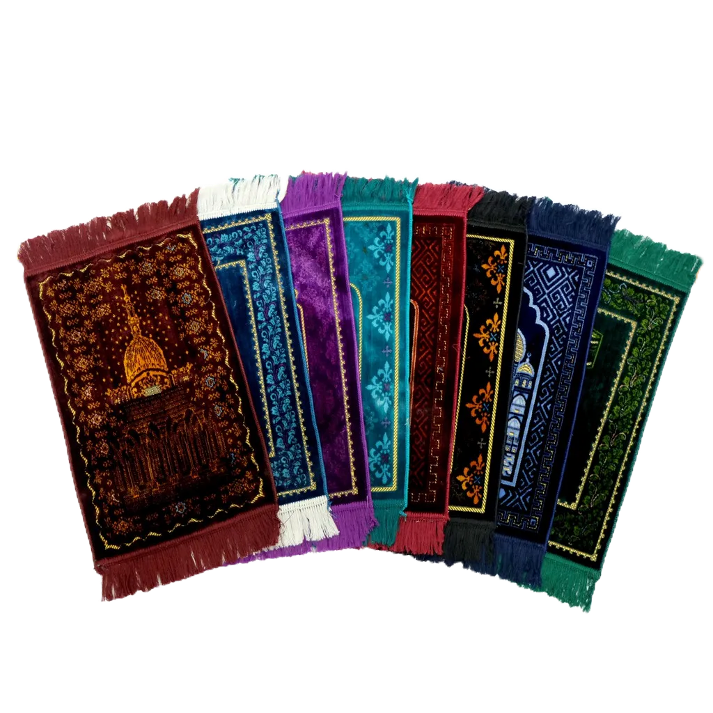 Small Turkey Feather Prayer Mat / Small AR RAHMAN Face Prayer Prayer ...