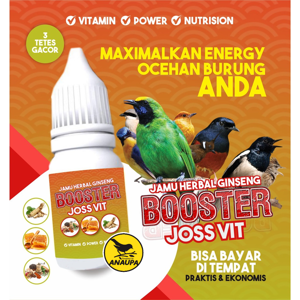 Joss vit vitamin Bird Powerful Overcome Spooky Jam Bird Sound 15ml ...