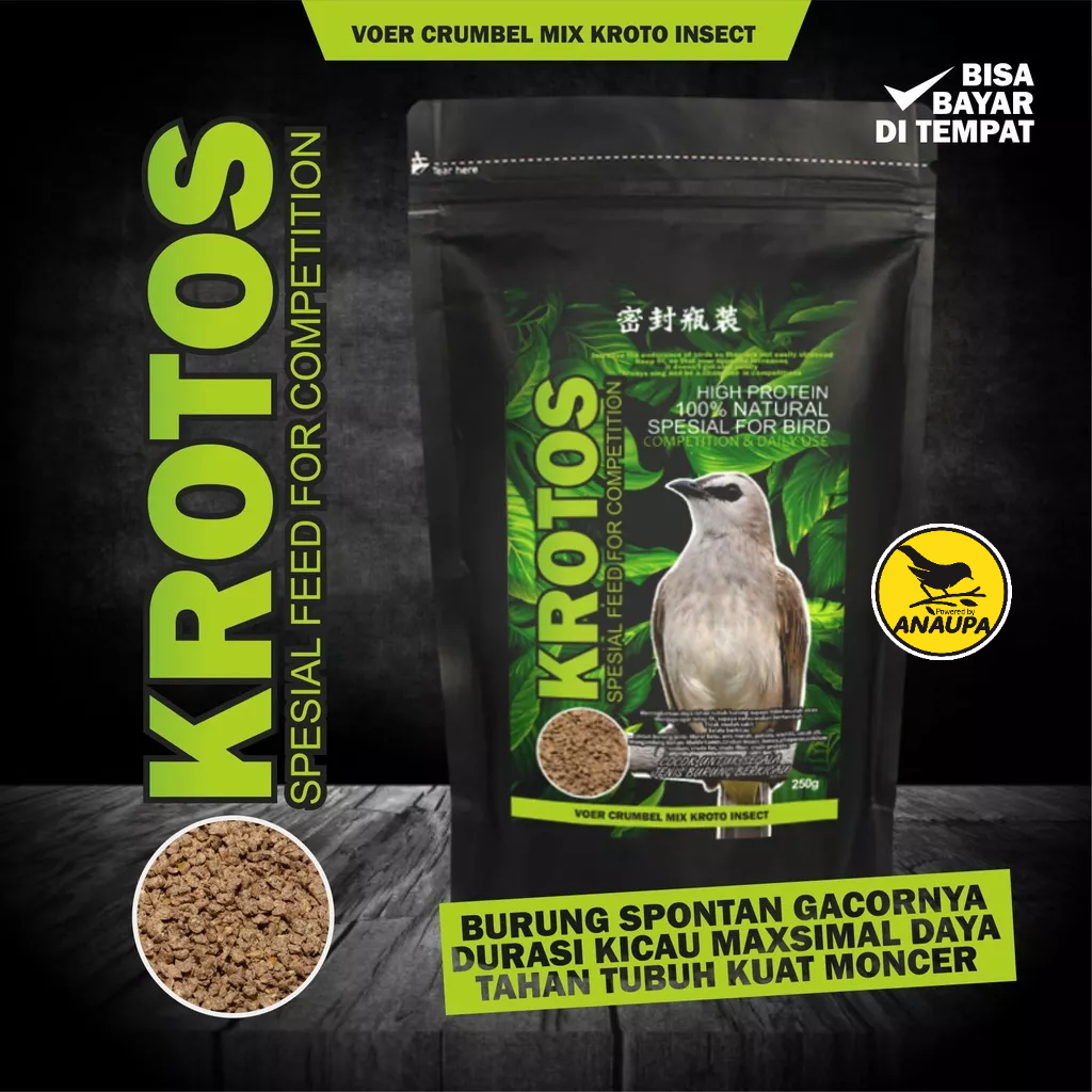 Trucukan Bird Feed VOER KROTO INSECT CRUMBEL MIX | Shopee Philippines
