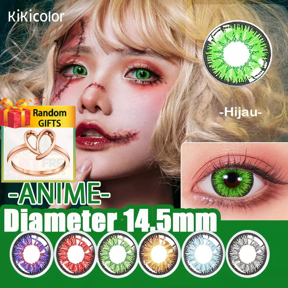 Kikicolor ANIME eyes Normal Cosplay Character Color A Pair DIA 14.5mm ...