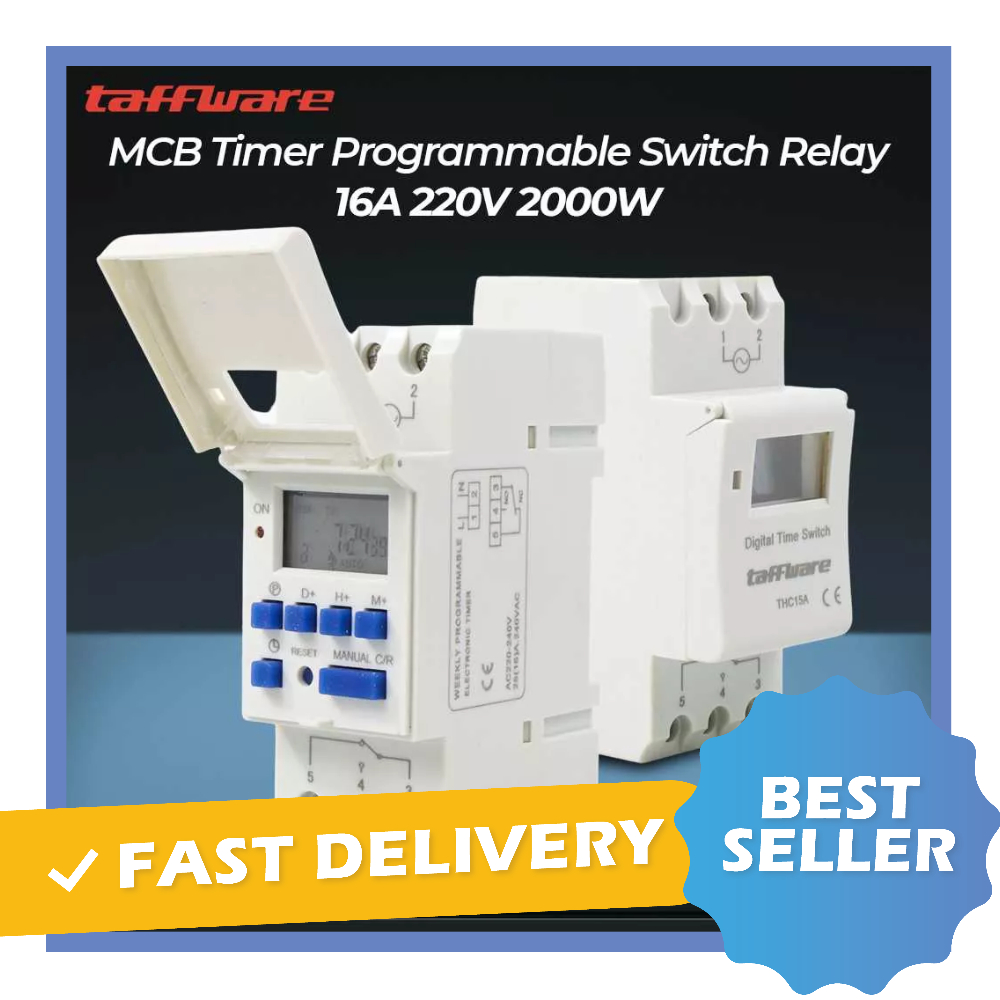 LAYAR Electric Relay Electrical MCB Automatic Timer Programmable Switch ...