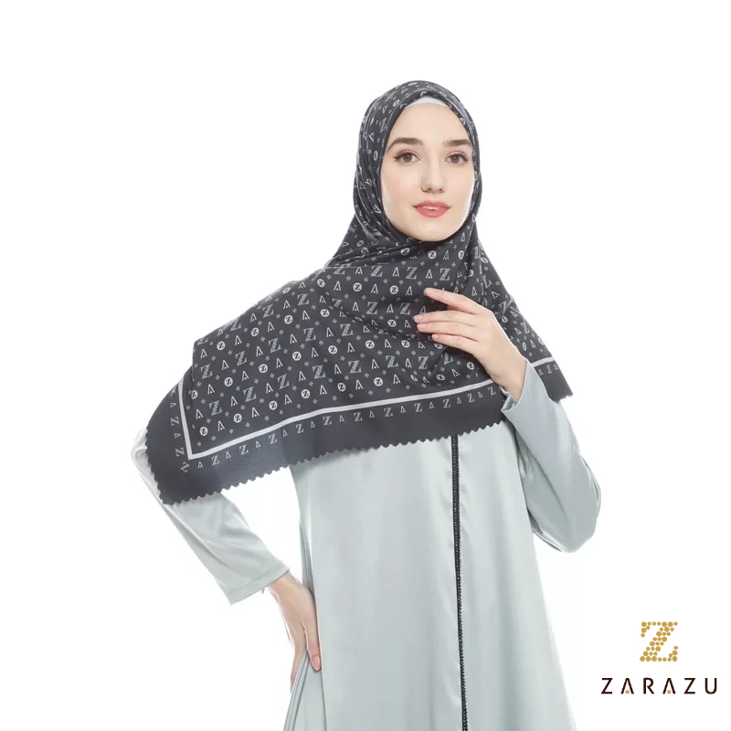 Chic Button Hijab - Kelly Scarves Monogram Voile Signature Premium by ...