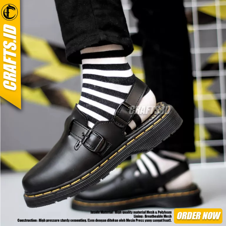 CRAFTS - Docmart Men's Shoes Sandals PU Leather Men's Slide Sandals ...