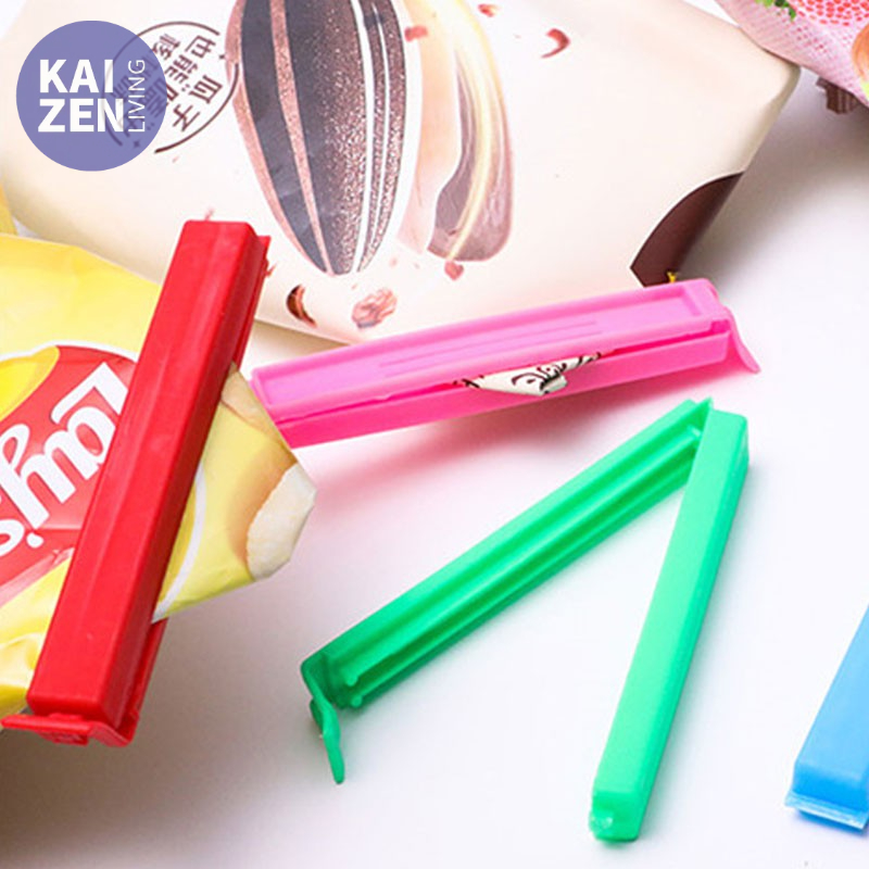 [Kaizen Living] Snack Plastic Snack Packaging Clamp Plastic Seal Clip ...