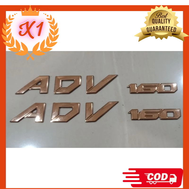 Adv 160 emblem, original gold and black Adv 160 logo | Shopee Philippines