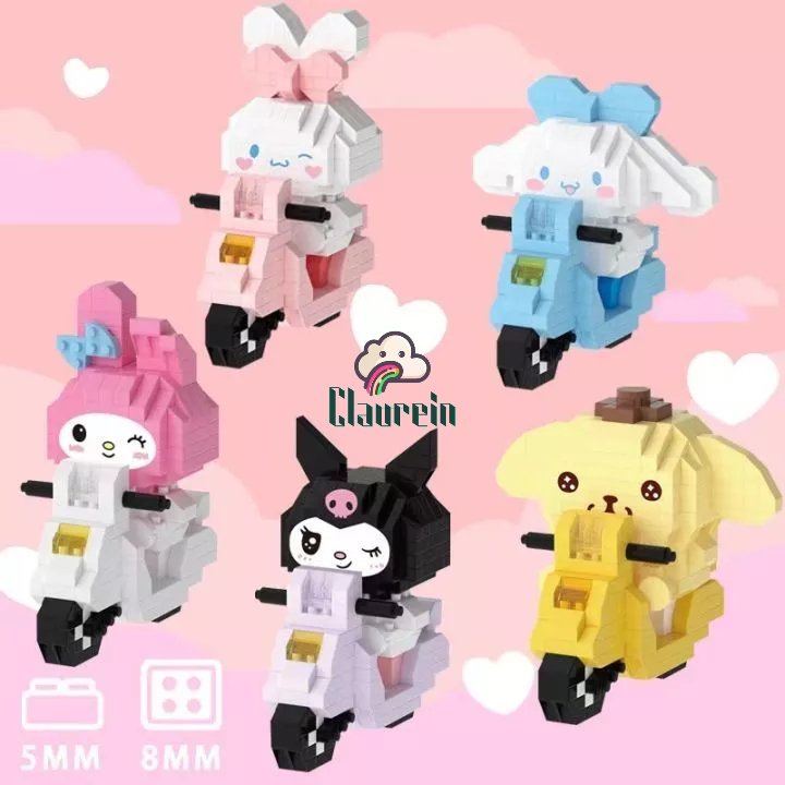 Sanrio Edition Children's Building Blocks Toys Cinnamoroll Korumi ...