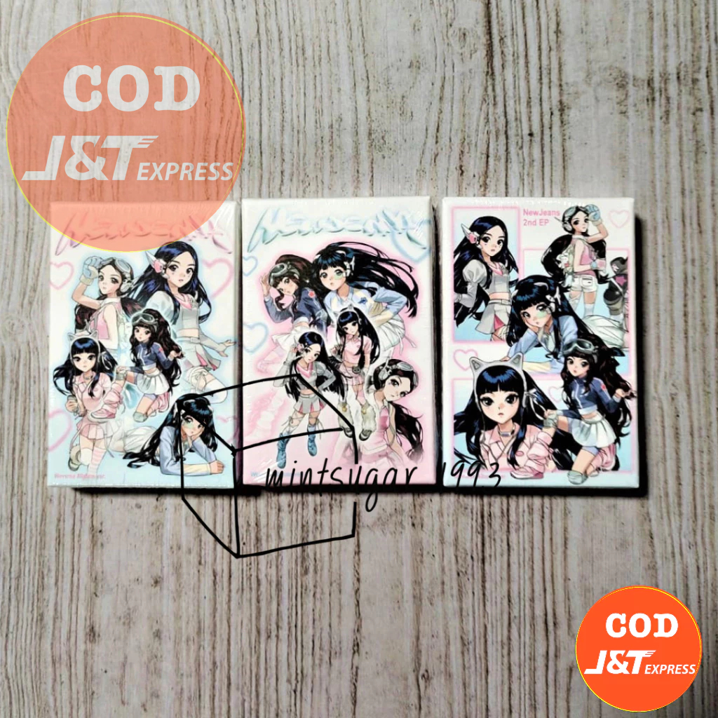 Newjeans - [NewJeans 2nd EP Get Up] (Weverse Albums ver.) wv ver fix Version A B C | Shopee ...