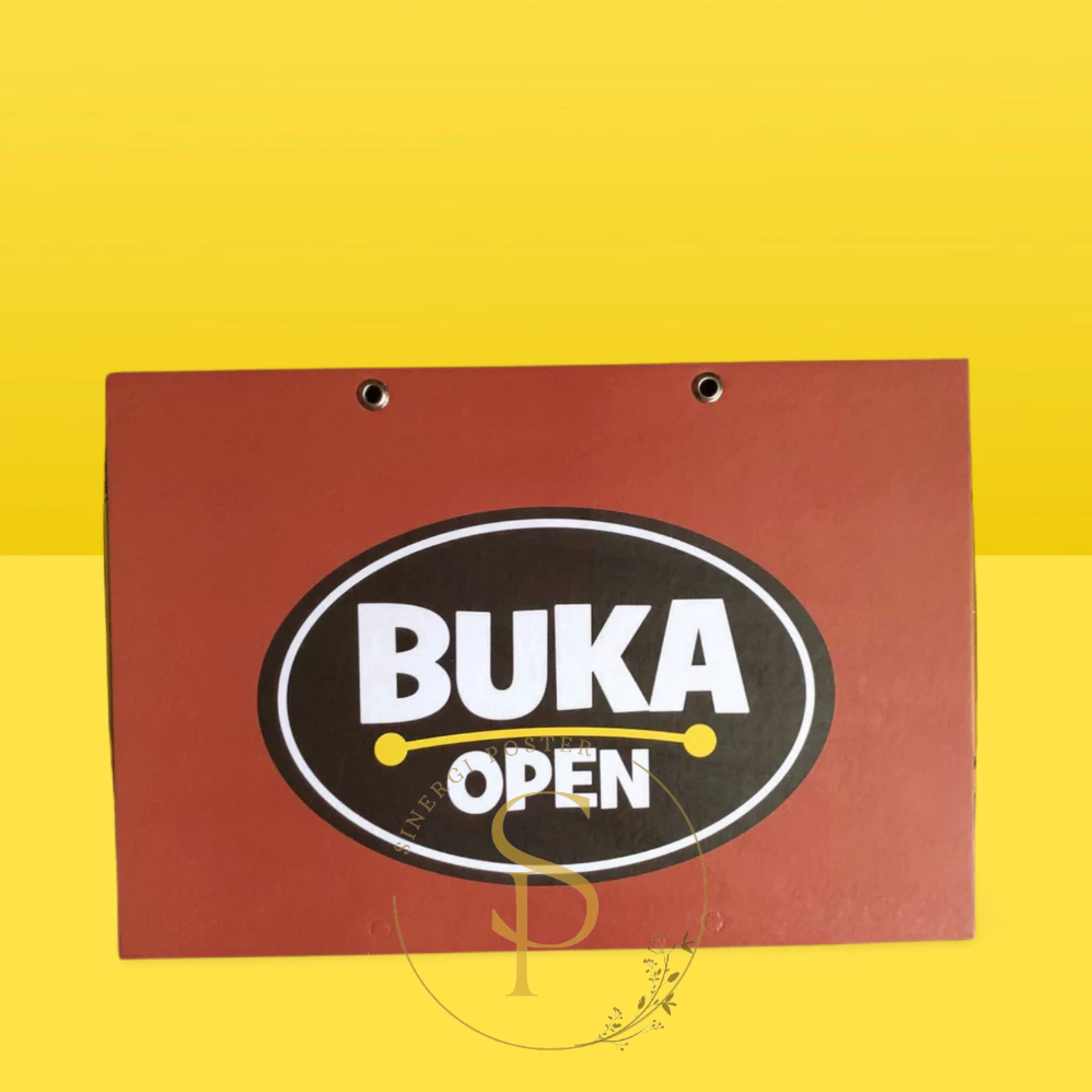 Hanging Poster | Hard Poster Open - Taking a Break| Regulation Poster ...