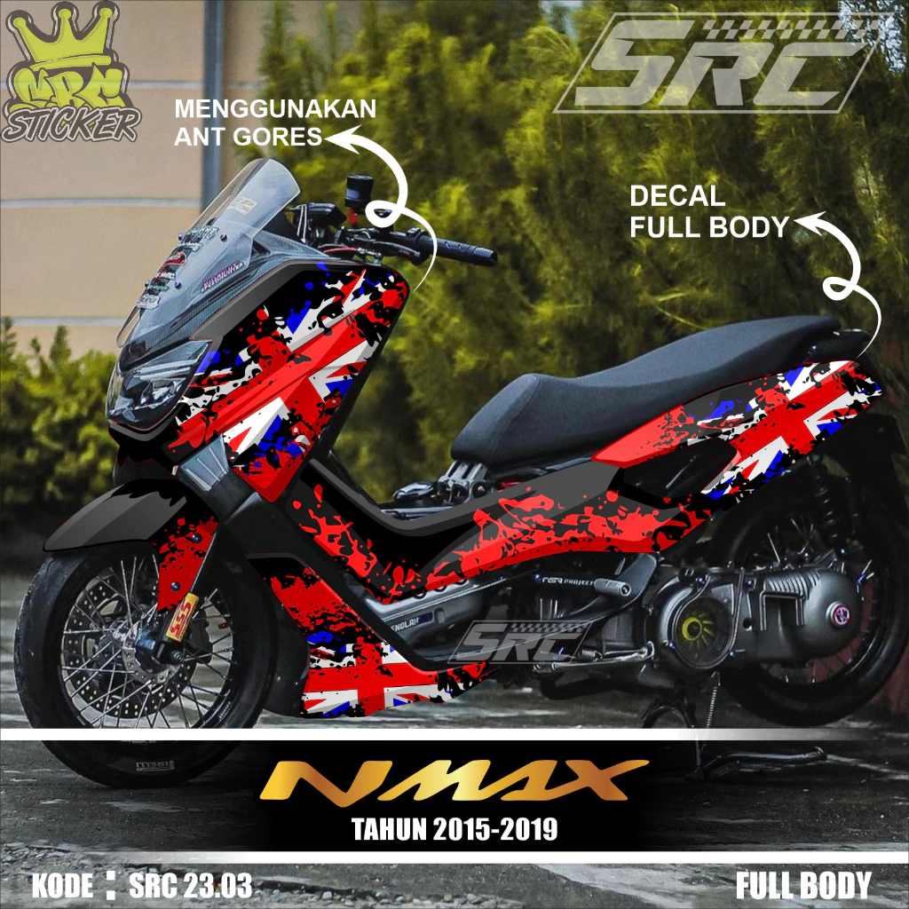 Full Body Decal Sticker Yamaha Nmax Old Old 2015 2016 2017 2018 2019 ...