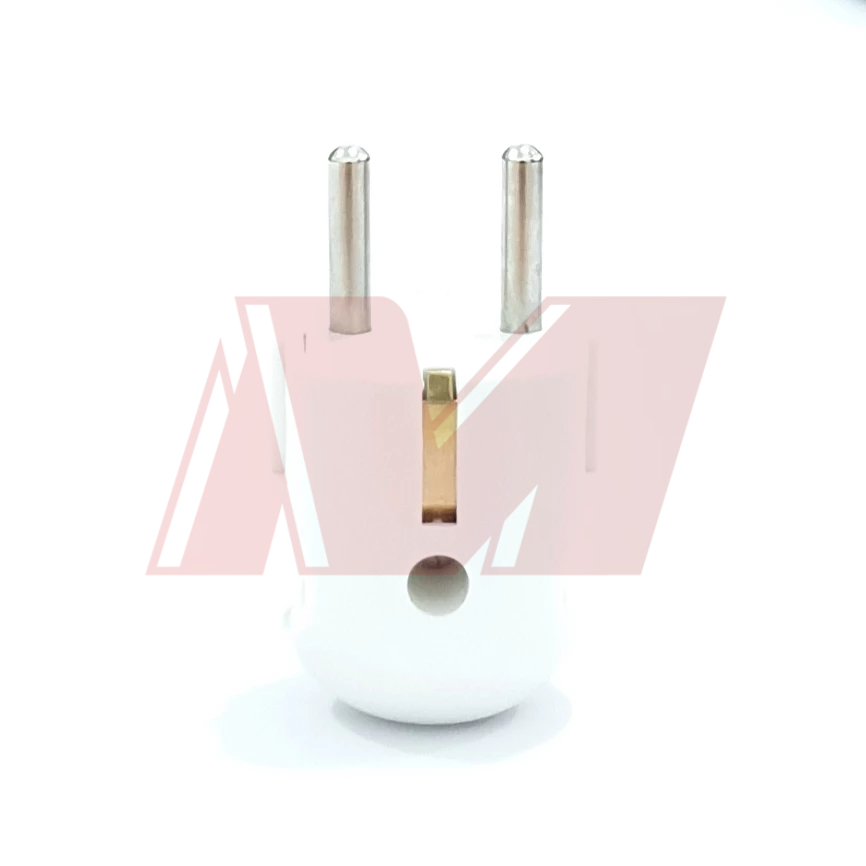 VT 8003 1 Box @24Pcs White Round Grounding Plug Brass Terminal Pen SNI ...