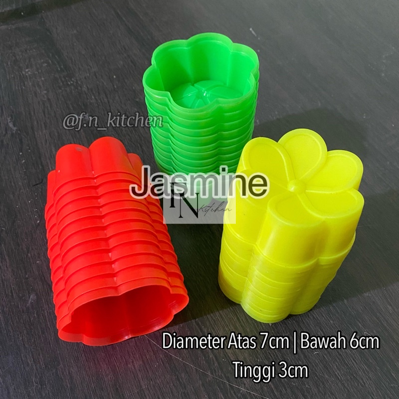 36pcs JASMINE Flower Prints | Mini Pudding | Jelly | Chocolate | Layer ...
