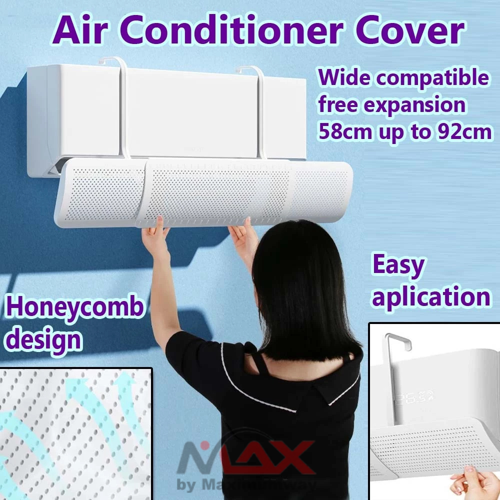 Cover AC Windshield Deflector Wind Direction Reflector Air Conditioner ...