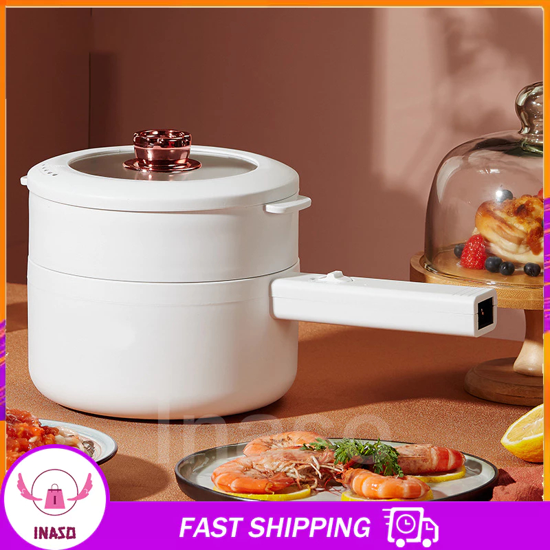 INASO Electric Pot Portable Pot Cooking Pot Kitchen Pot Multi-Purpose ...