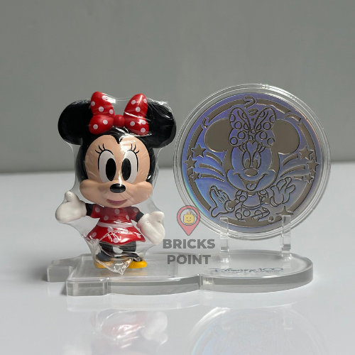 Disney 100 MINNIE MOUSE Figurine Cow Play Cow Moo CPCM Figurine & Medal ...