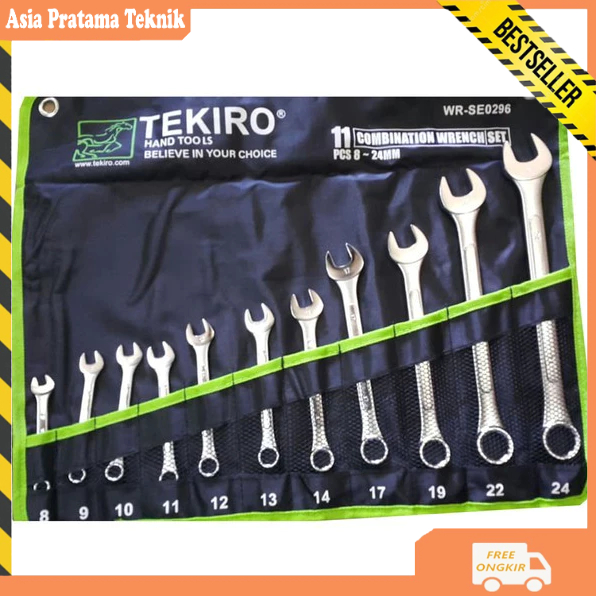 Wrench Tekiro 11-piece Wrench Key/ 10-piece Wrench Set TEKIPO | Shopee ...