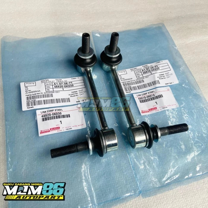 Front Stabilizer Link Set Toyota 48020-0K030/48810-0K010 Toyota ...