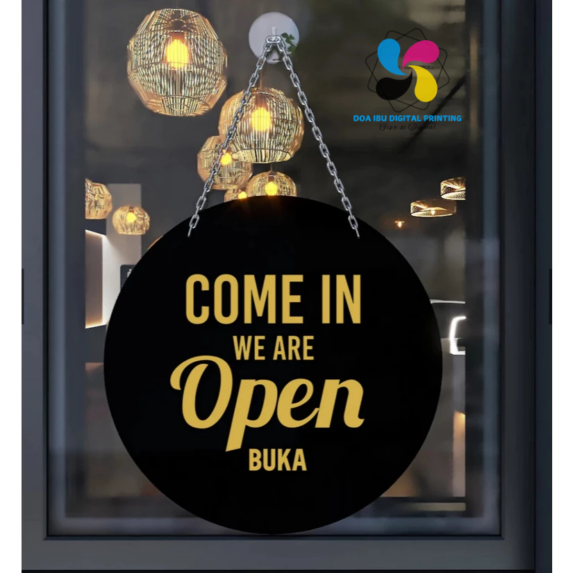 Open CLOSE SING BOARD Acrylic | Back And Forth | Acrylic Signage Open ...