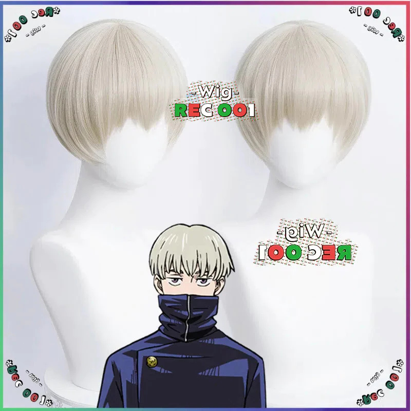 【M】 Jujutsu Kaisen Cosplay Inumaki Toge Wig Adults/Kids Can Use It ...