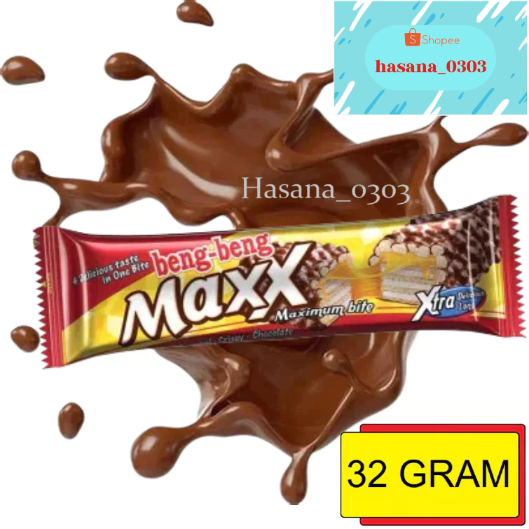 Beng-beng Maxx Wafer Rice Crispy Chocolate 32 g | Shopee Philippines