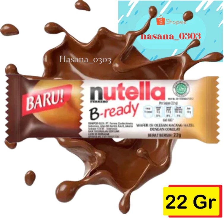 Nutella B-ready Chocolate Hazelnut Wafers 22 Grams | Shopee Philippines
