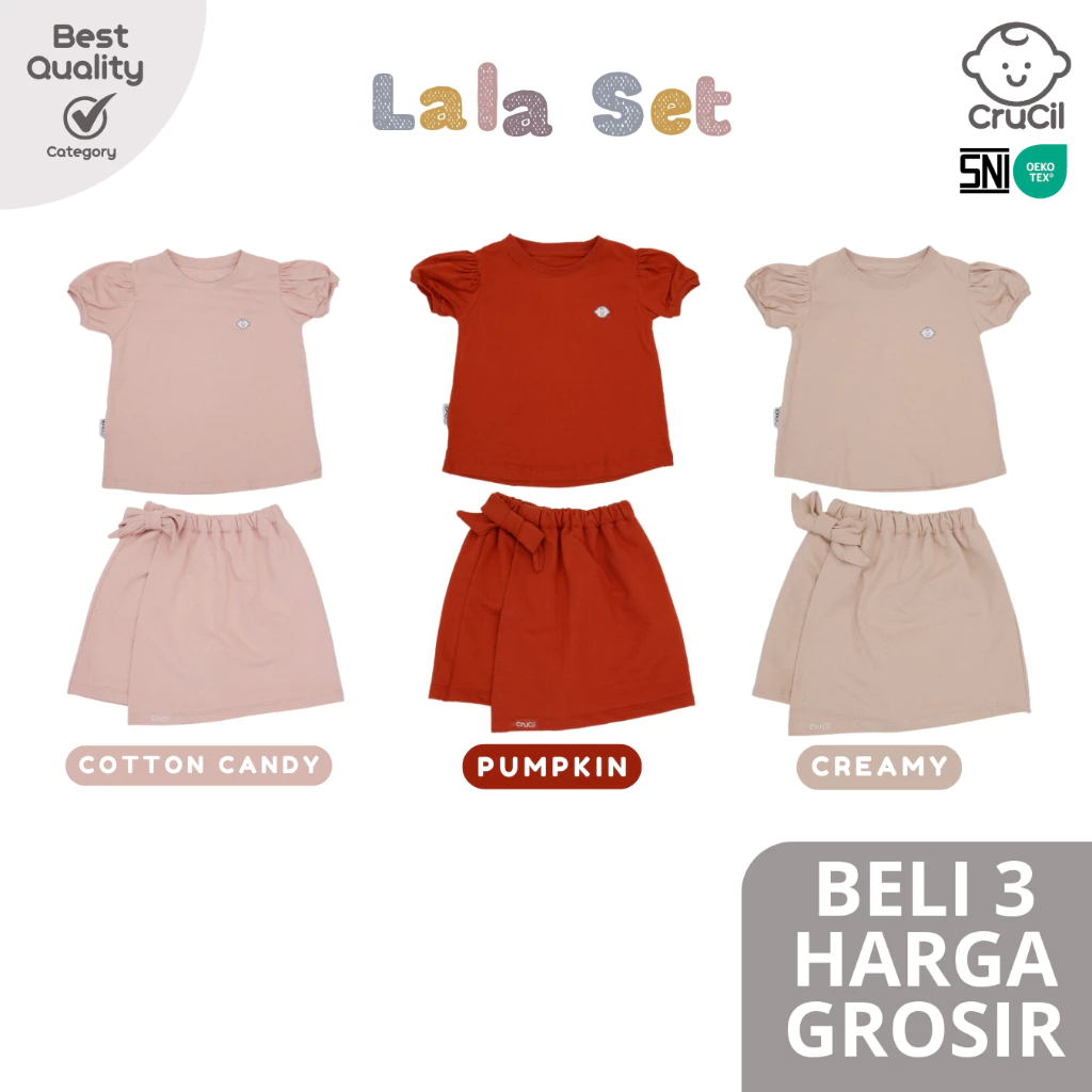 CruCil Factory Lala T-Shirt Set for Children (1 - 8y) | Shopee Philippines
