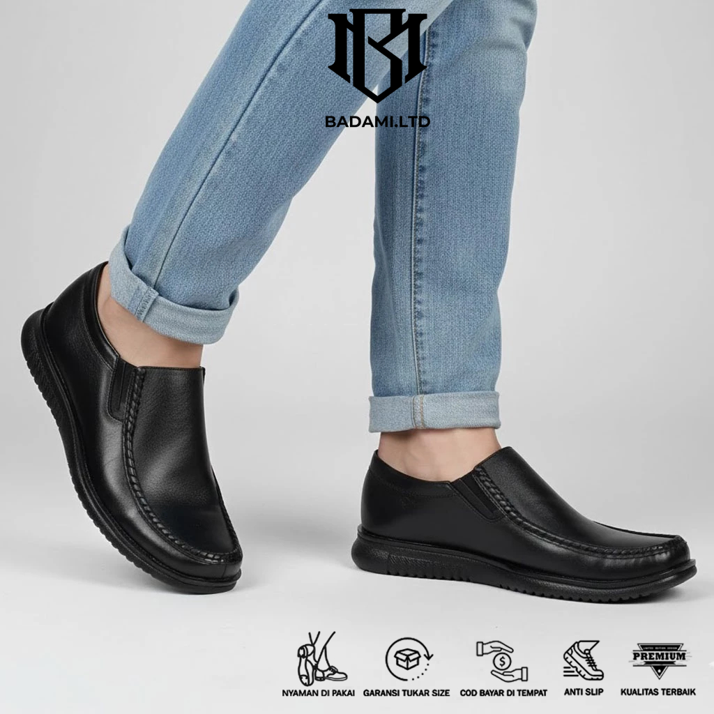 Men's Genuine Leather Formal Shoes - Suitable for Meetings & Formal ...