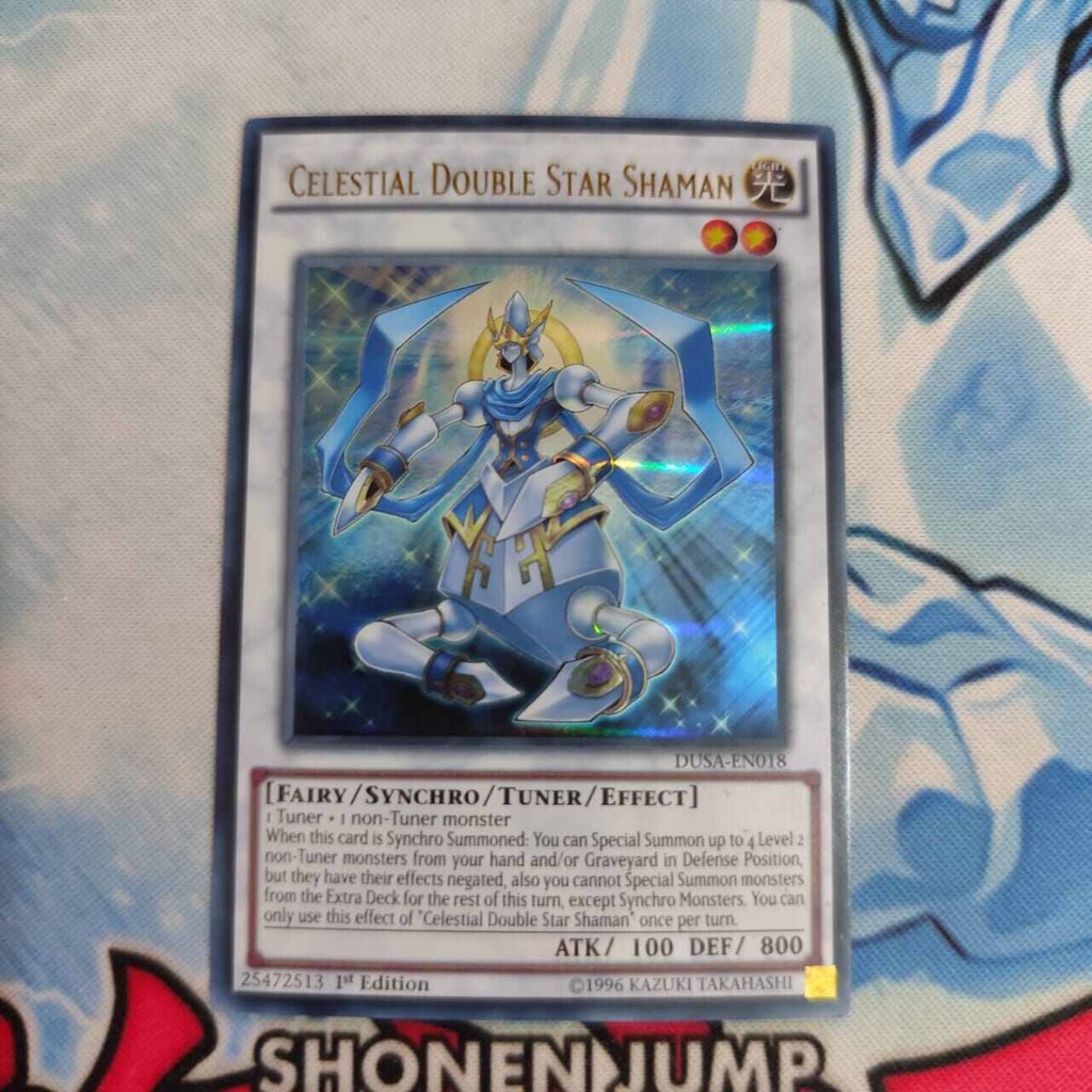 Yugioh celestial double star shaman DUSA ultra rare original | Shopee Philippines