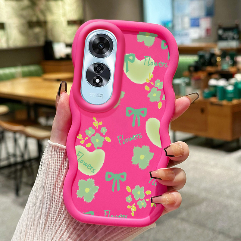 Casing For OPPO A60 4G Case Geometric Pattern Casing Mixed Cesing ...