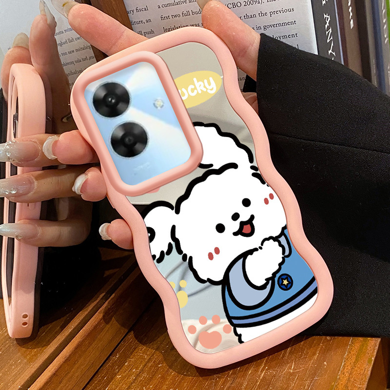 Casing for Realme Note 60 Note 60X Case Softcase Casing Smiley Dog ...