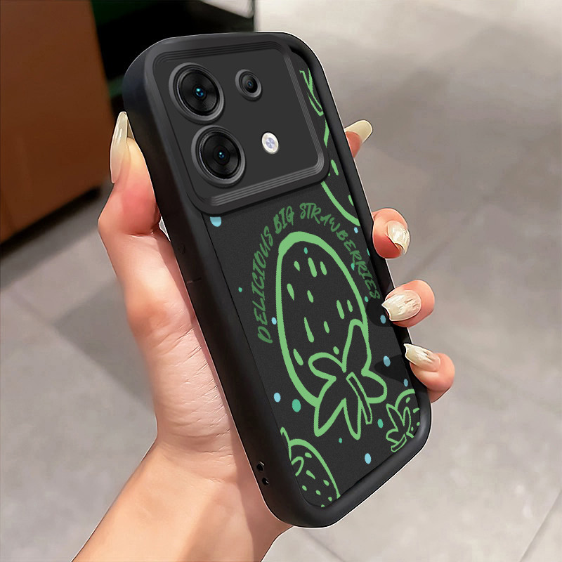 Casing Hp Infinix Zero 30 5G Case Softcase Strawberry Sketch Casing ...