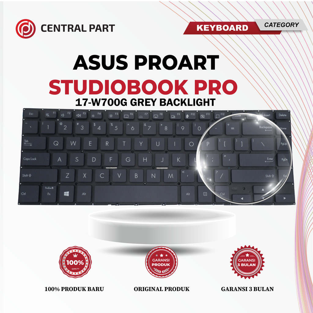 Asus Proart StudioBook Pro 17-w700g Gray Backlite Keyboard | Shopee ...