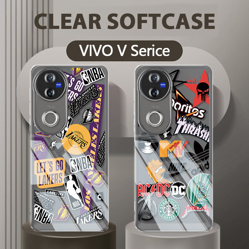 Fancy Clear Guys Nbacase Vivo Y21d V60 Lite iQOO Z10 Z10R V60 V50 V40 ...