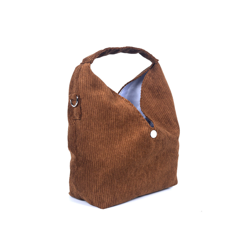 Women's Corduroy Hobo Bag - Korean Jinping Totebag Devivor | Shopee ...