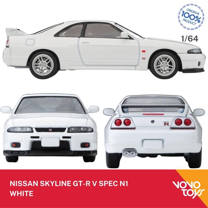 TOMICA LIMITED VINTAGE TLV-N308C NISSAN SKYLINE GT-R SPEC N1 WHITE 1995 ...
