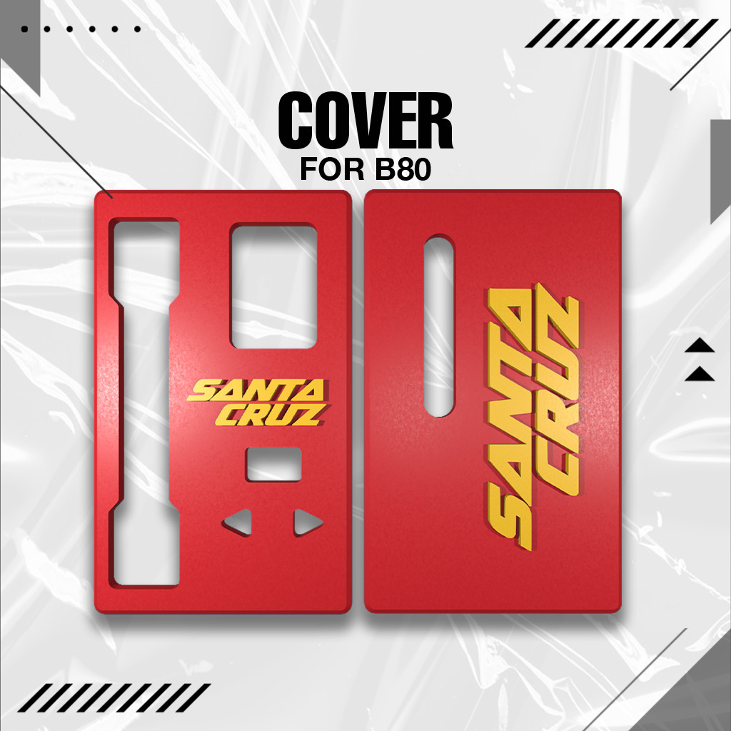 SANTA CRUZ RED YELLOW MOTIF 3D Backdoor Panel for (B80) (Front Back ...