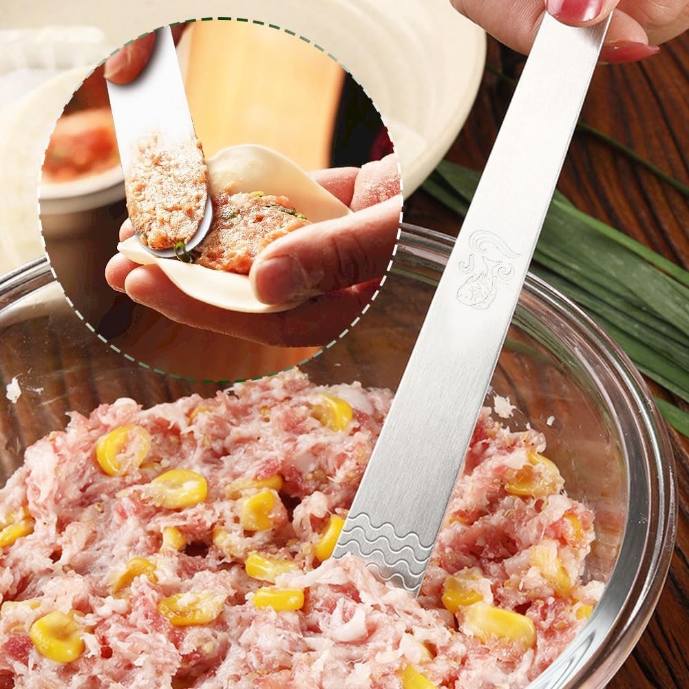 Wonderlife Stainless Steel Dumpling Filling Spoon Spatula 16cm - W16 ...