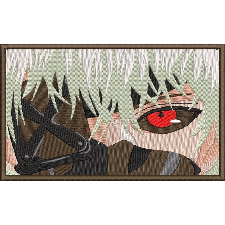 Kaneki Character Embroidery Patch | Shopee Philippines