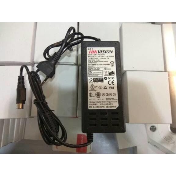 Hikvision 12V 5A Dvr adapter/4 Pin plug Hikvision adapter | Shopee ...