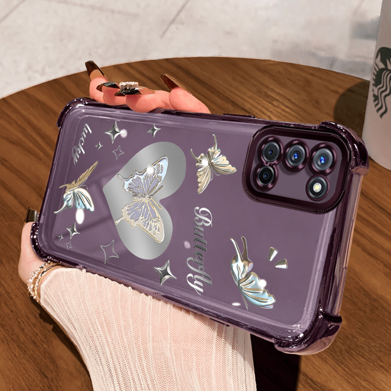 Casing Hp For OPPO A72 A92 A52 Case Luxury Butterfly Casing Protection ...