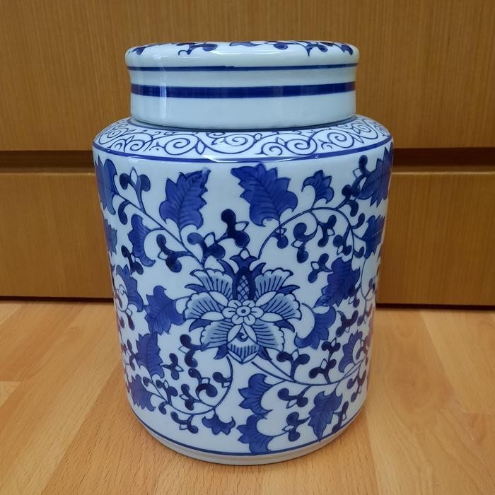 Large round ceramic jar measuring t=23cm, d=18cm | Shopee Philippines