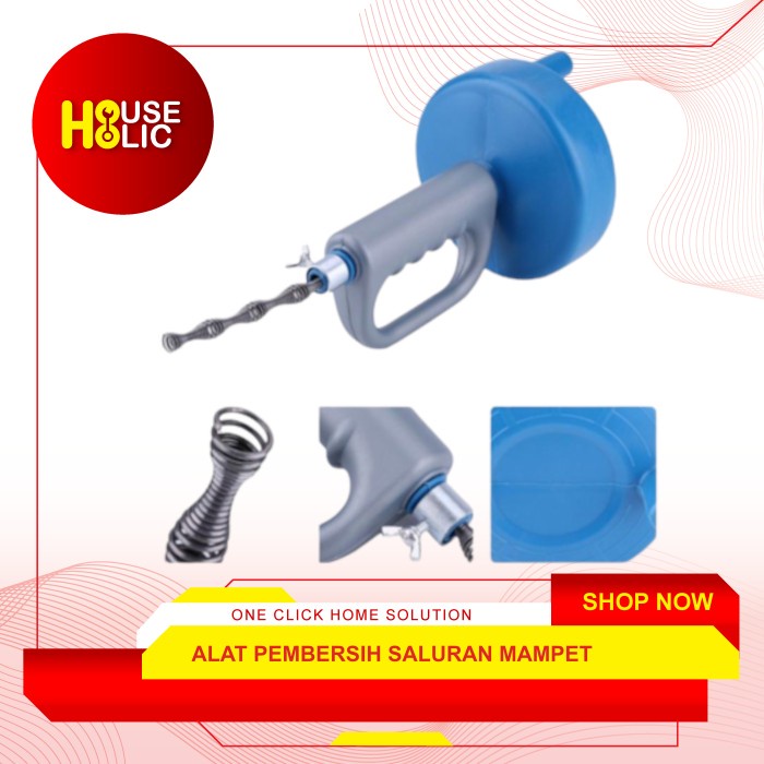 PREMIUM Saltbox Clogged Drain Cleaning Tool 10 M / Pipe Cleaner Drain ...