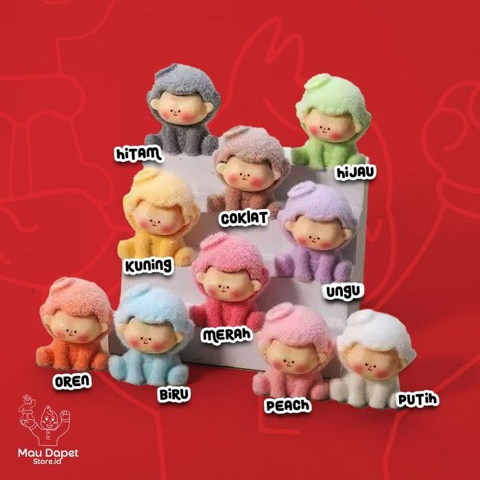 9 POUCH DUDU ZOO MONKEY FIGURE BLUDRU READYY | Shopee Philippines