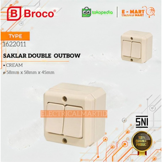 JTTOP" BROCO OB SQUARE SERIES / DOUBLE STICKED SWITCH | Shopee Philippines