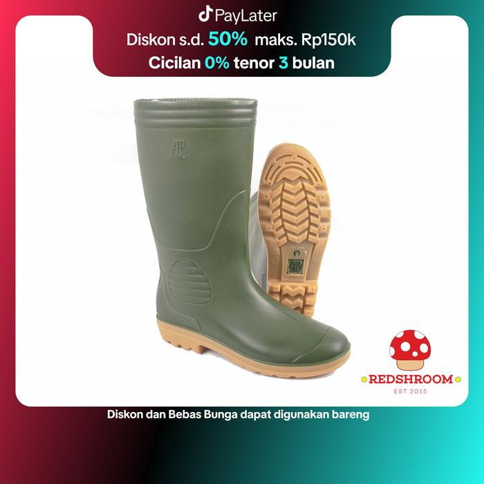 HIJAU CRP - HIGH BOOTS AP BOOTS AP 9506 GREEN RUBBER FARMERS' GARDEN ...